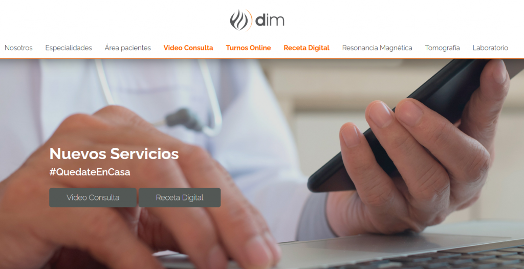 DIM turnos. Imágenes y atención médica - Sacar Turno